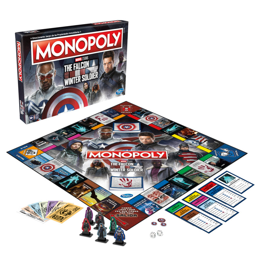 Monopoly Marvel Studios Falcon And Winter Soldier Edition – Toyworld ...