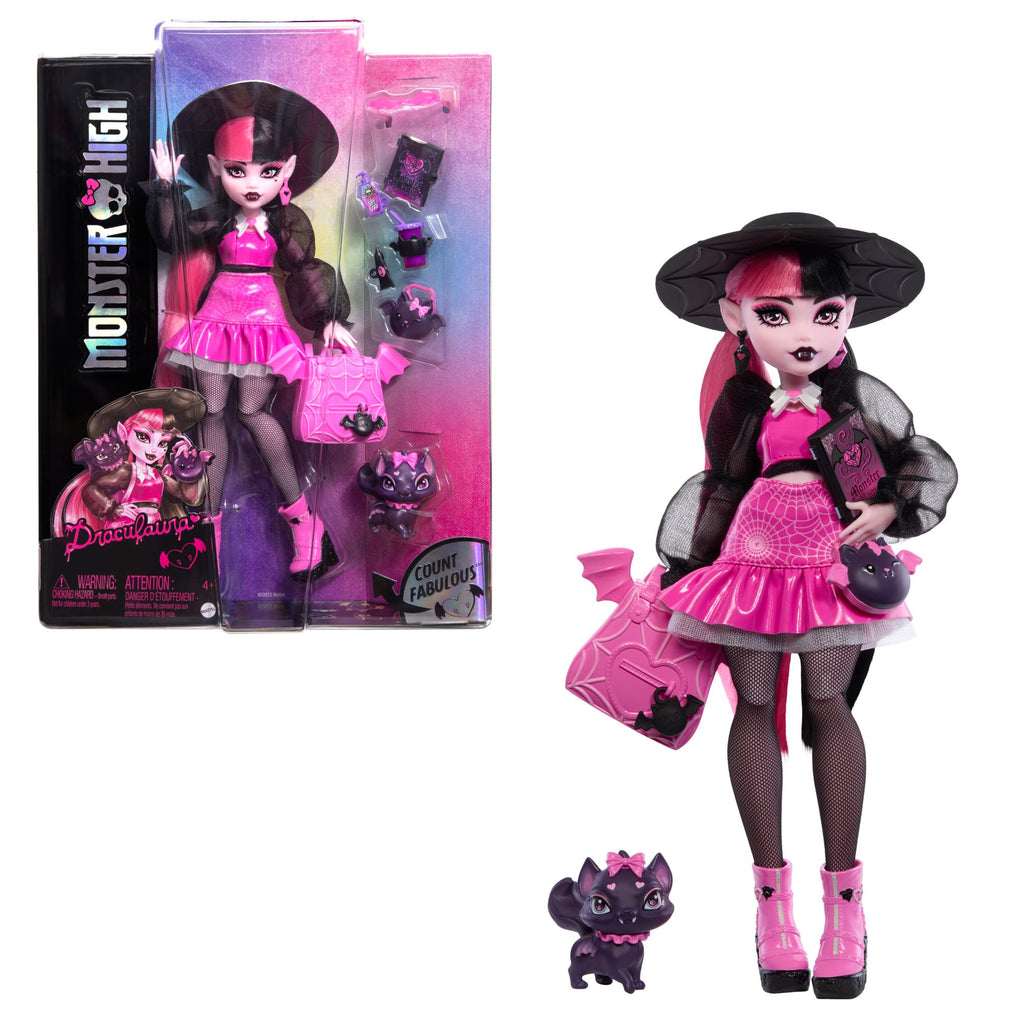MONSTER HIGH REFRESH CORE DOLL - DRACULAURA – Toyworld Australia