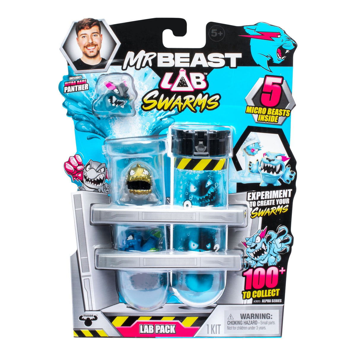 MrBeast Lab Swarms Lab 5 Pack – Toyworld Australia