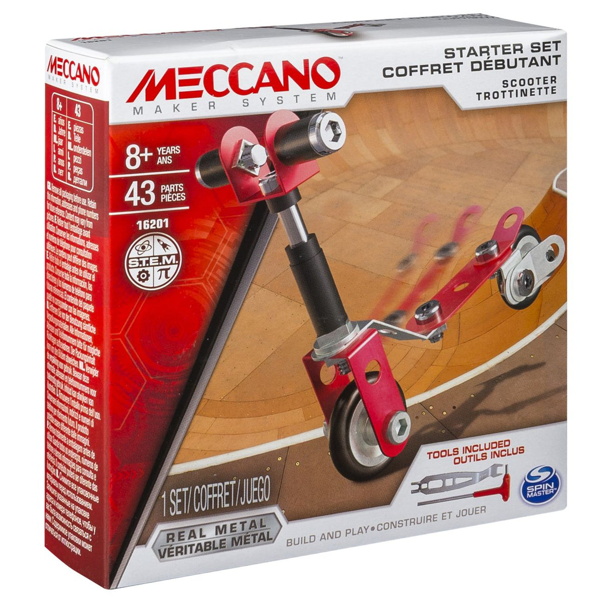 Meccano 1 Model Starter Set Scooter – Toyworld Australia