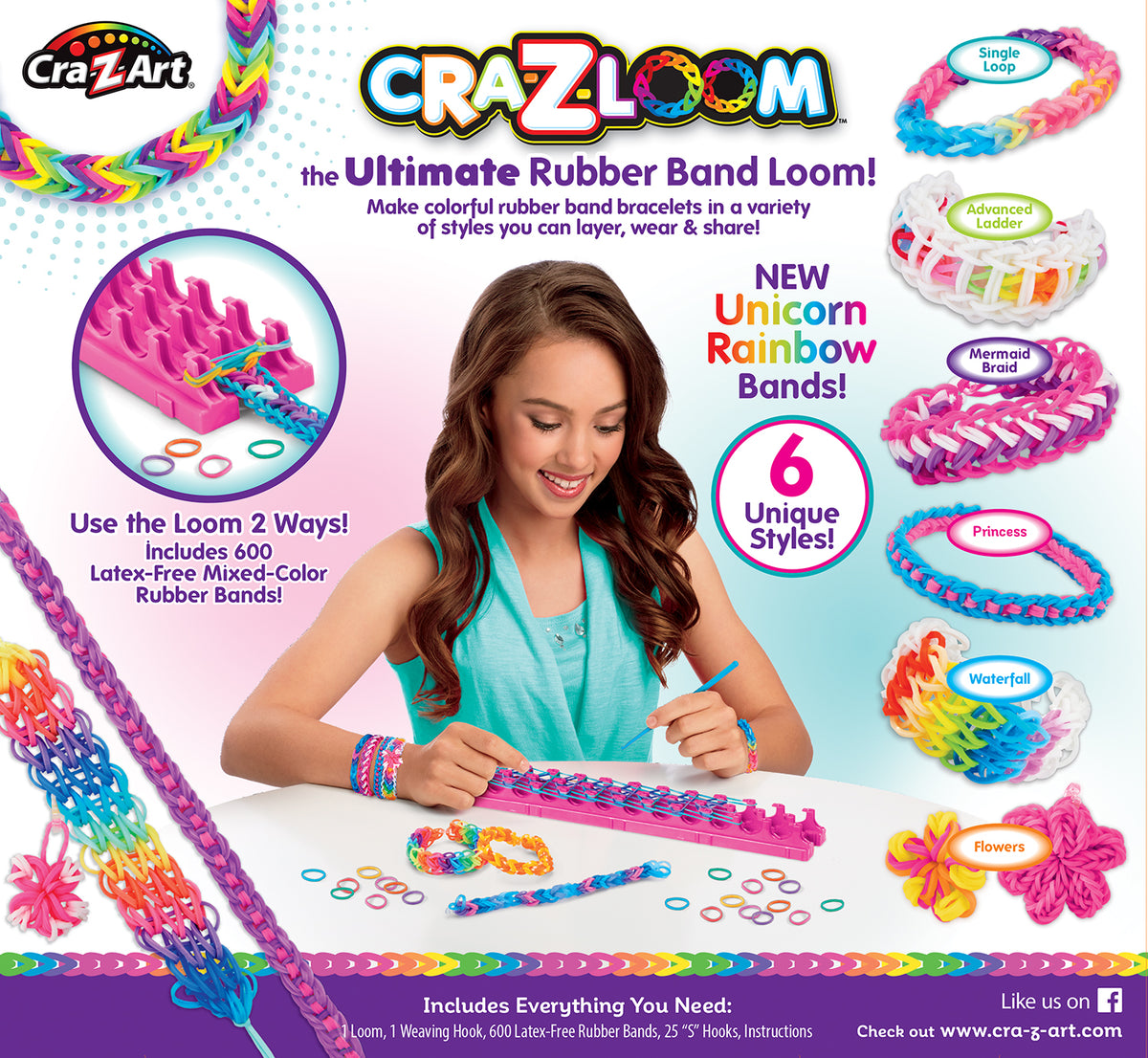 Cra-Z-Loom The Ultimate Rubber Band Loom – Toyworld Australia