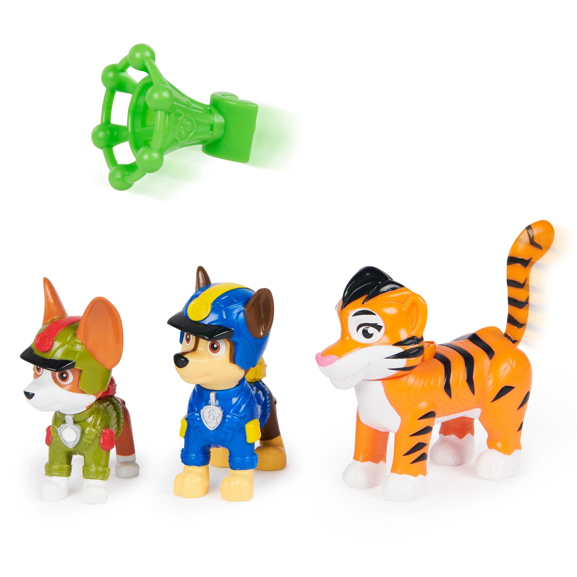 PAW PATROL JUNGLE HERO PUPS FIGURE SET - CHASE, TRACKER & TIGER ...