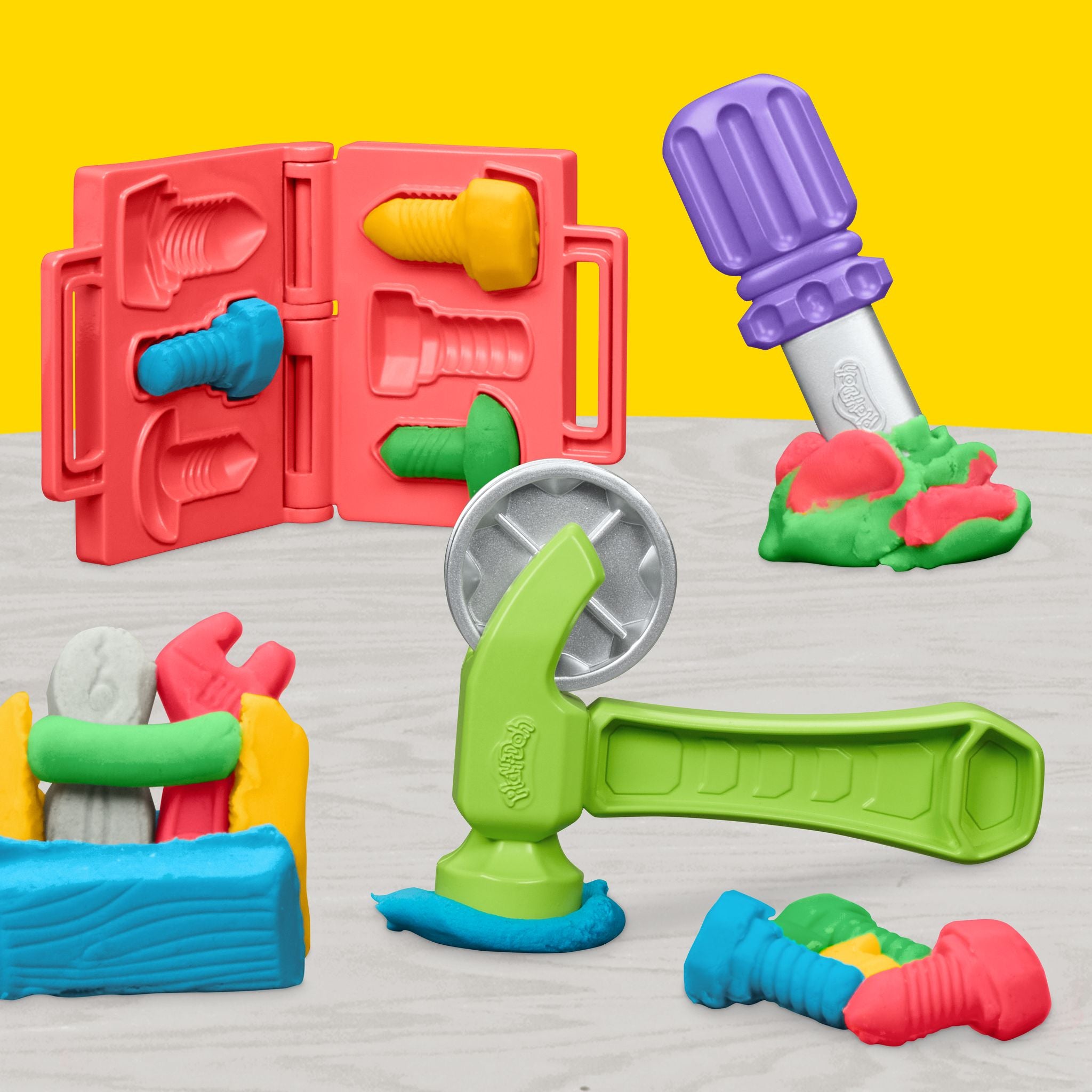 Play-Doh Stamp & Saw Tool Bench – Toyworld Australia
