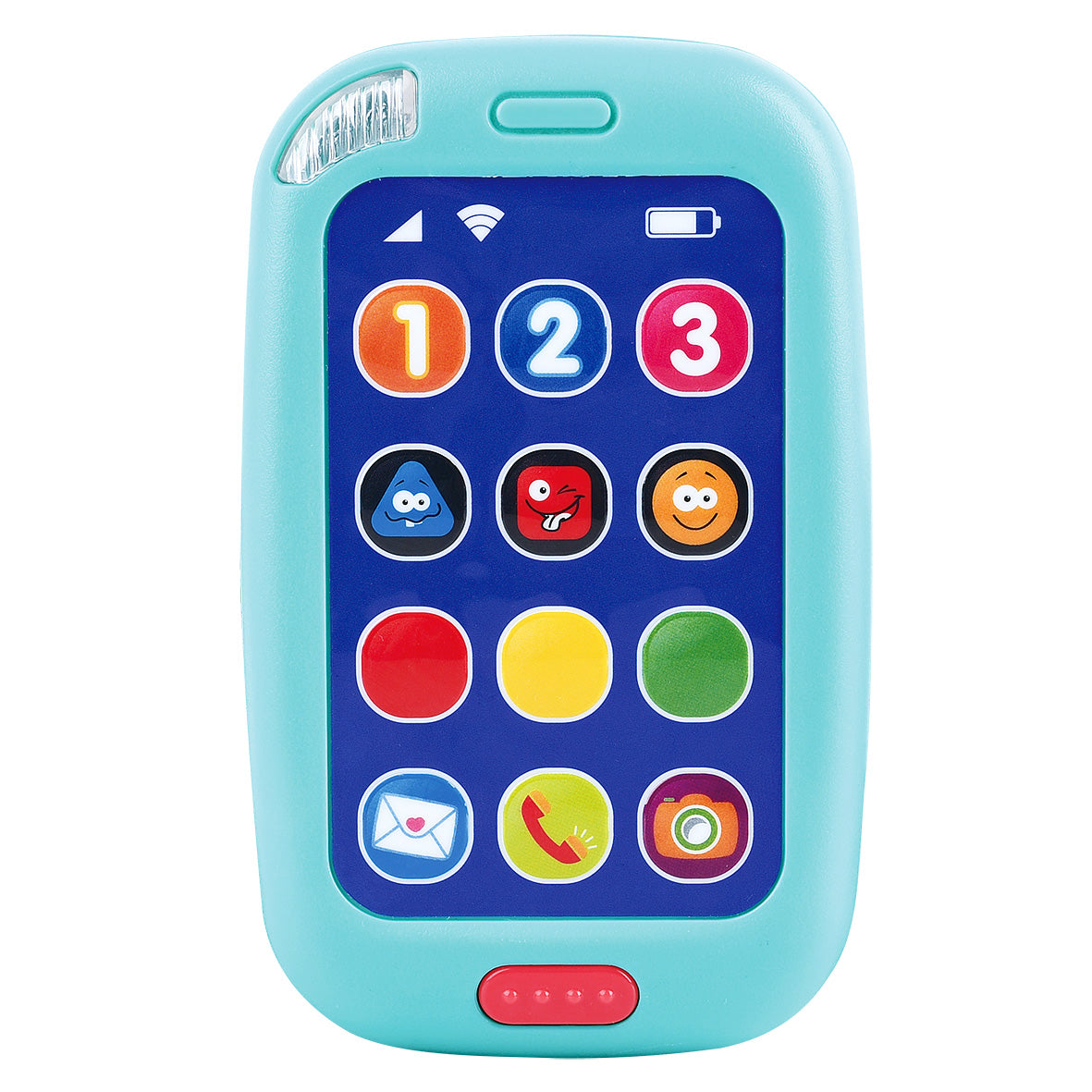 Playgo Toys Ent. Ltd. Baby Touch Learning Phone Blue – Toyworld Australia