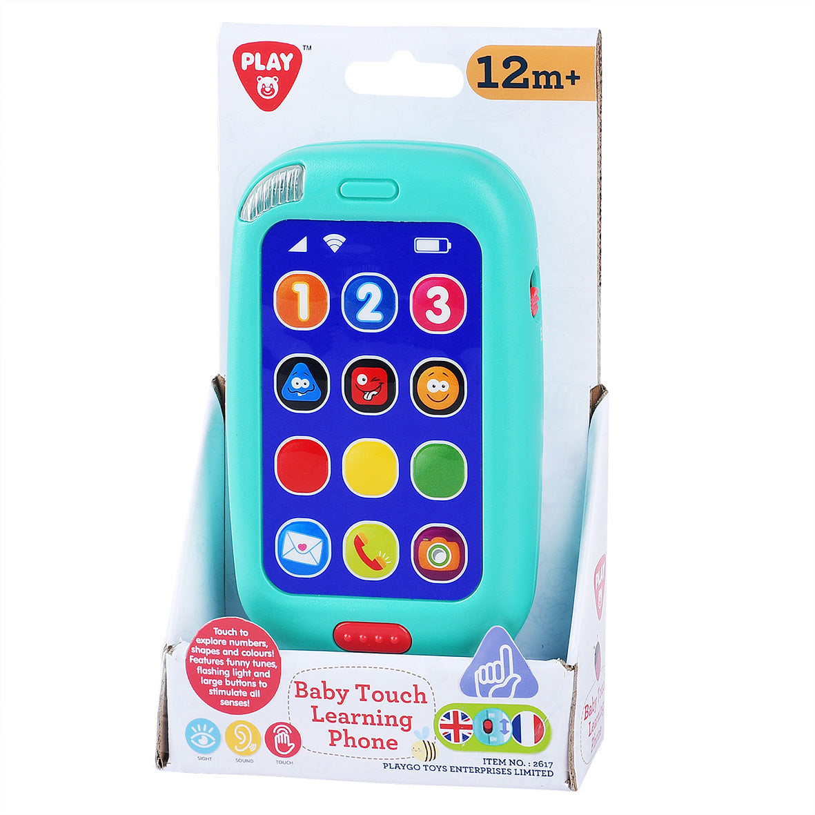 Playgo Toys Baby Touch Learning Phone Blue – Toyworld Australia