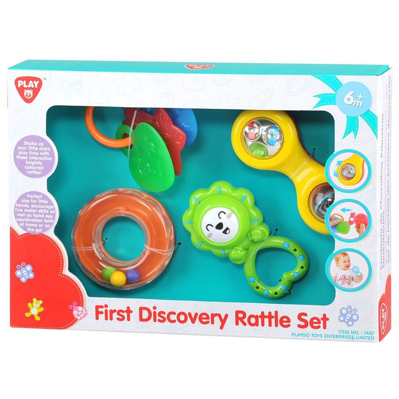 Playgo Toys First Discovery Rattle Set – Toyworld Australia