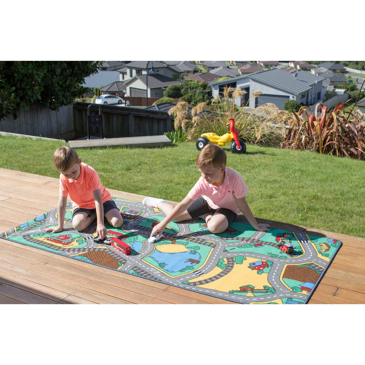 Play Zone Mats Playtex Rural Streets 200X100cm Playmat – Toyworld Australia