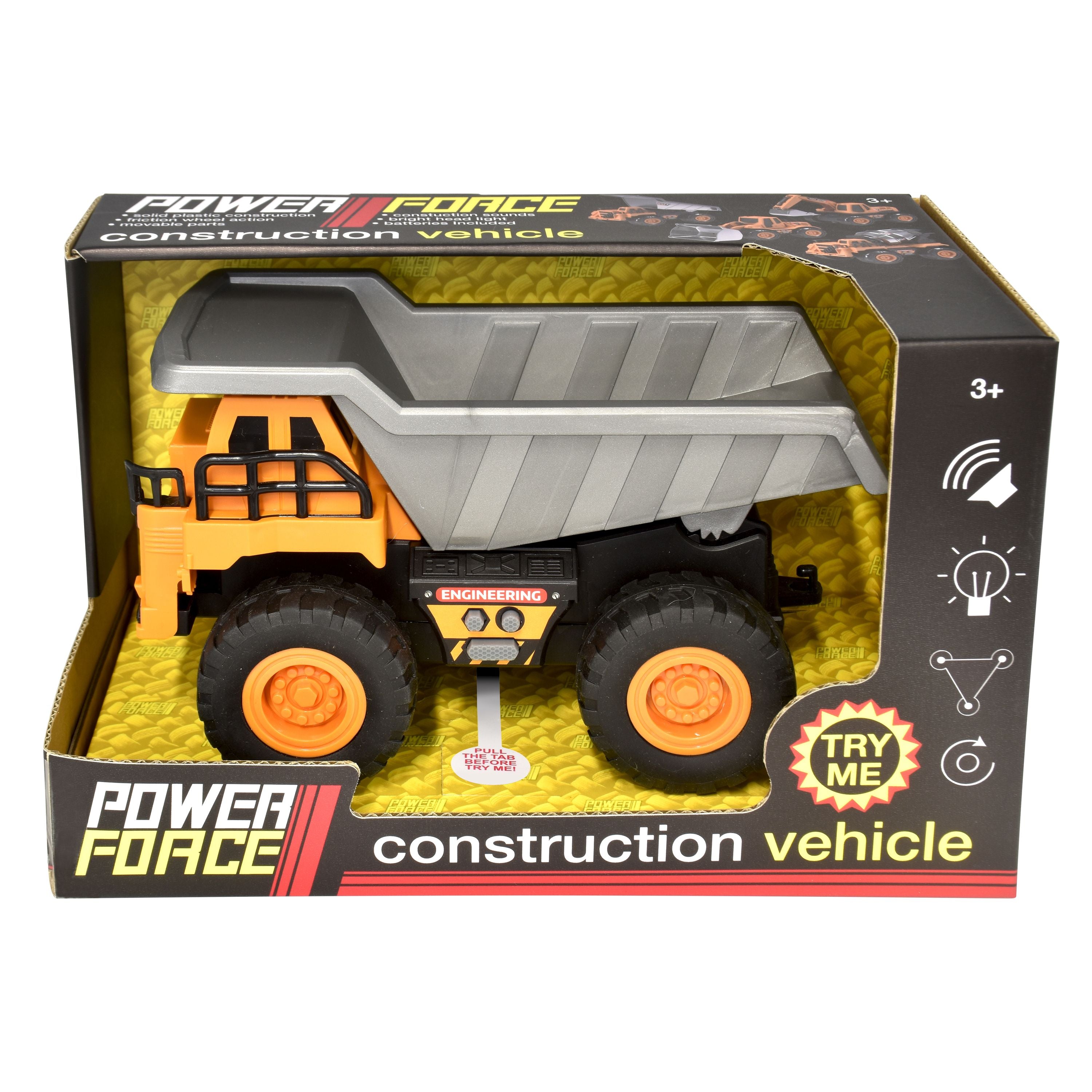 Power Force Construction Vehicle Dump Truck – Toyworld Australia