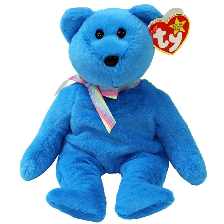 Ty Beanie Baby Regular Teddy II The Blue Bear – Toyworld Australia