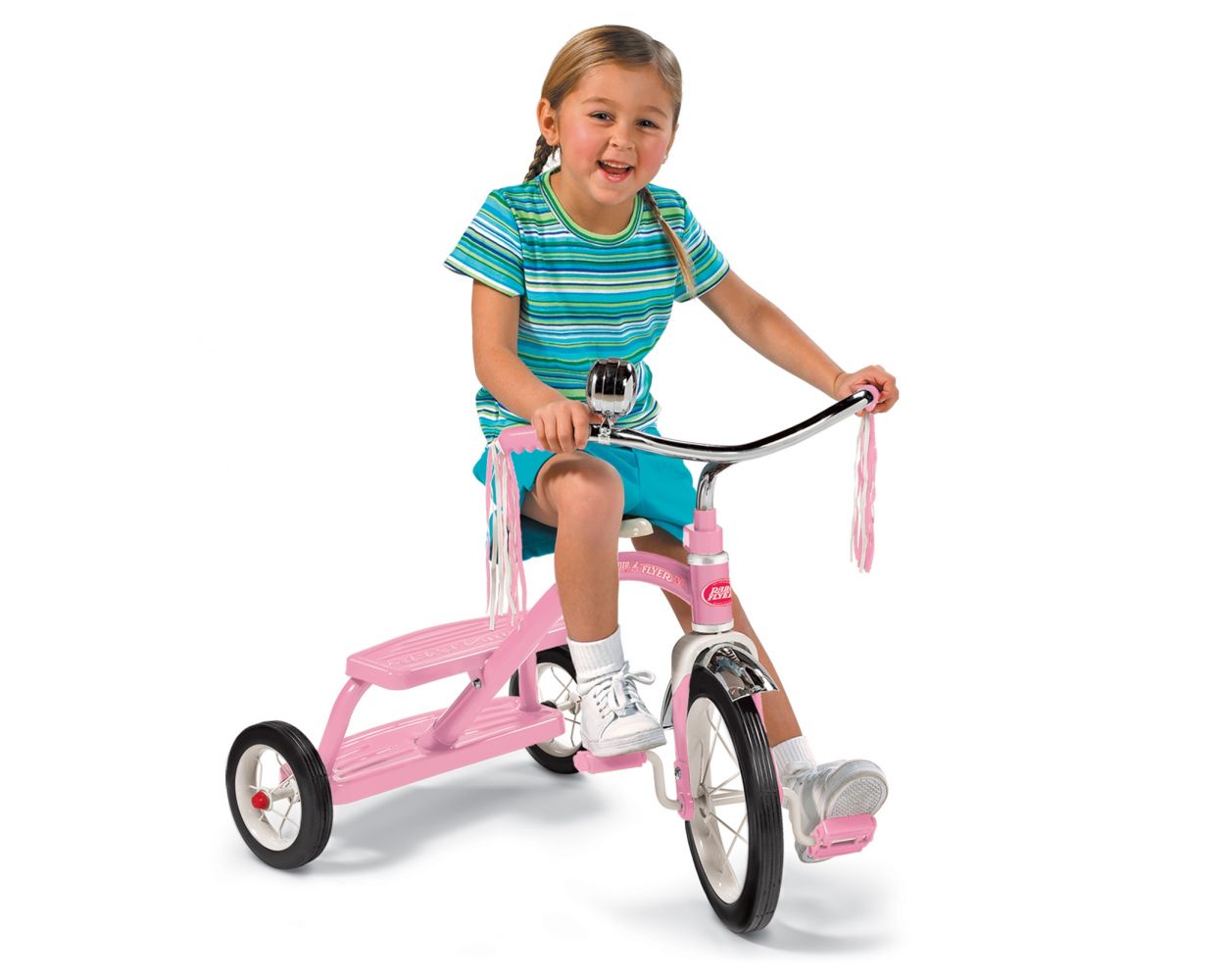 Radio Flyer Classic Dual Deck Tricycle Pink – Toyworld Australia