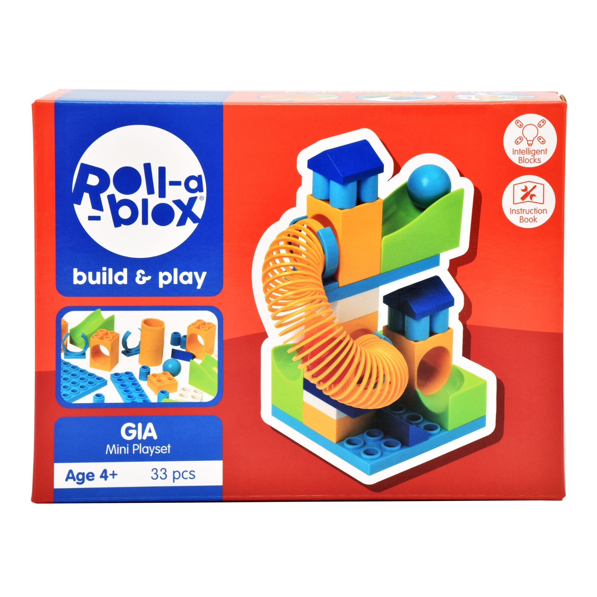 Roll-A-Blox Gia Mini Playset 33 Pieces – Toyworld Australia