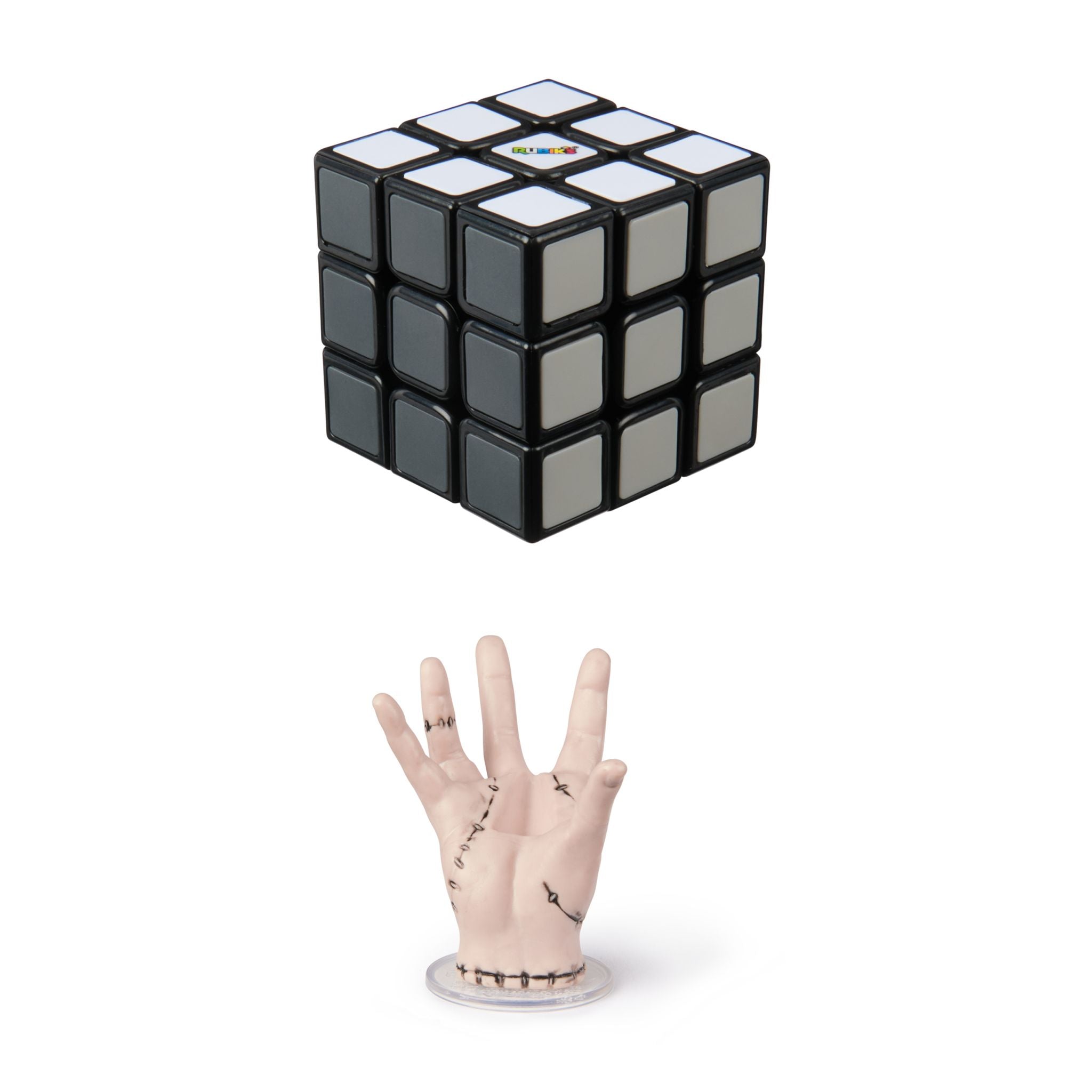 Rubik's Cube Greyscale Wednesday Cube – Toyworld Australia