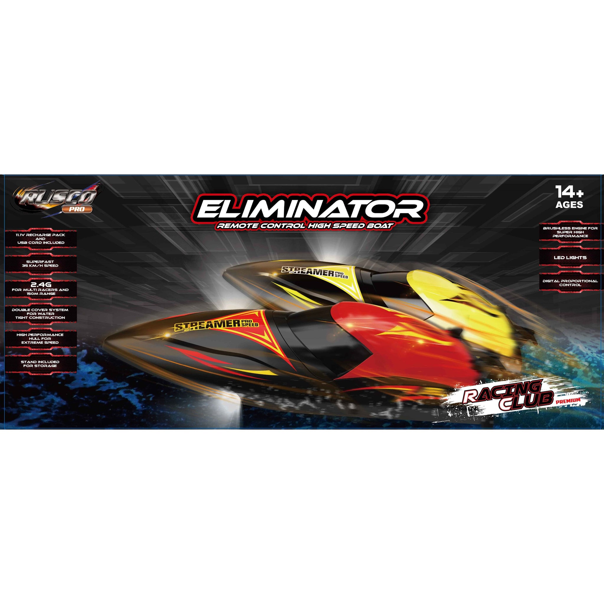 Rusco Eliminator RC Streamer High Speed Boat Assorted Styles – Toyworld ...