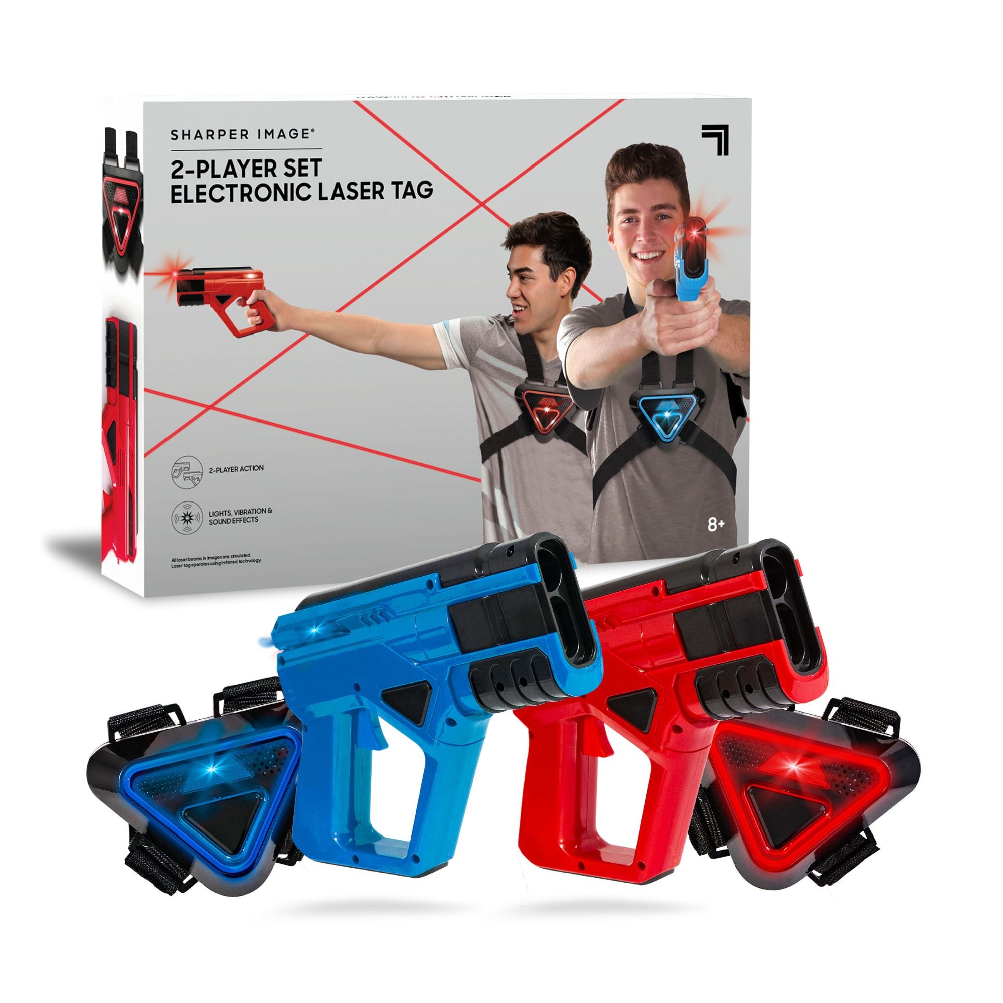 Sharper Image 2-Player Set Electronic Laser Tag – Toyworld Australia