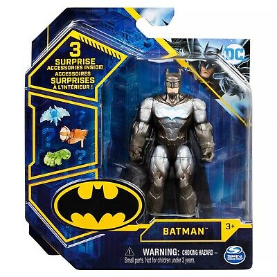 Batman 4 Inch Figures Silver Batman – Toyworld Australia