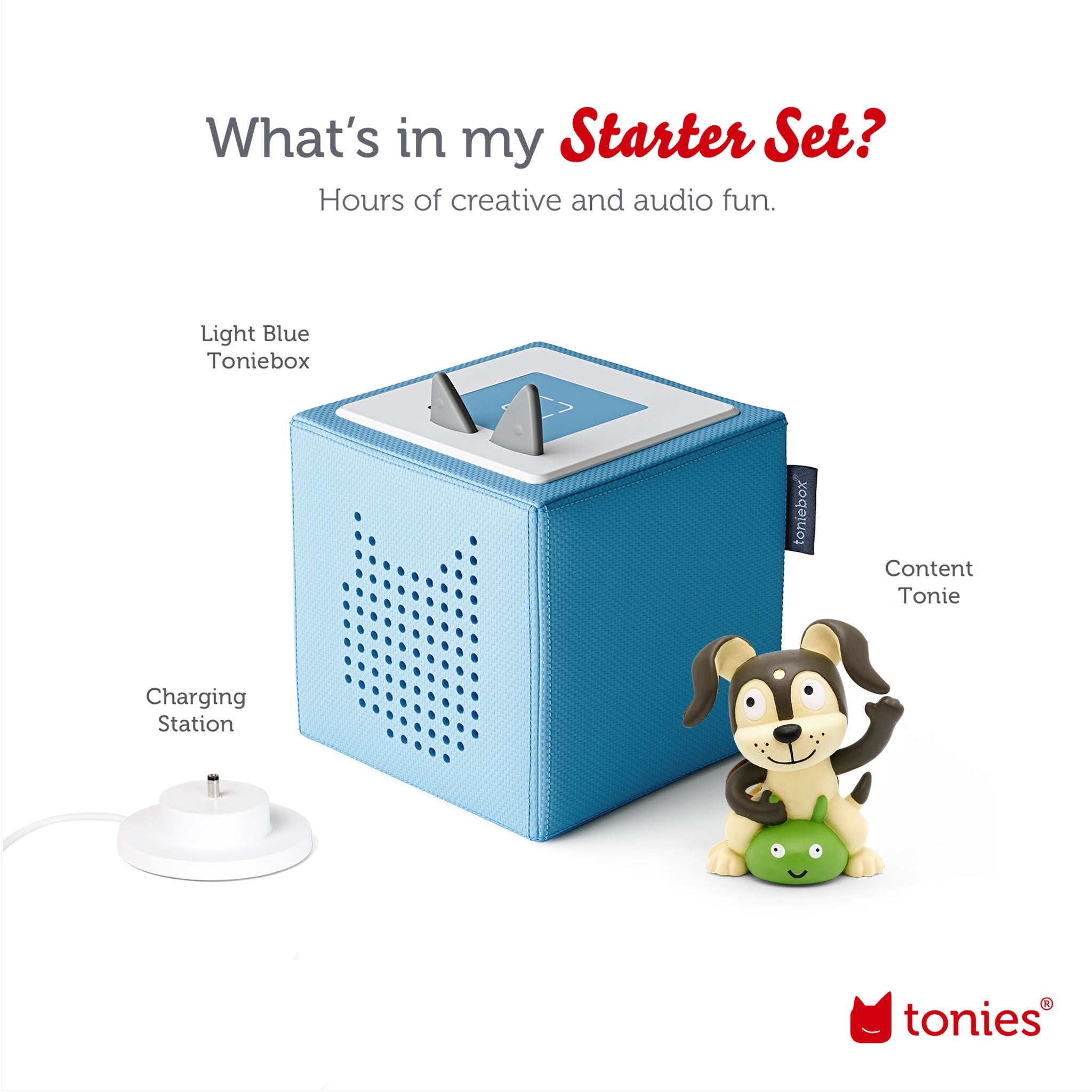 Tonies Toniebox Playtime Puppy Starter Set - Light Blue – Toyworld ...