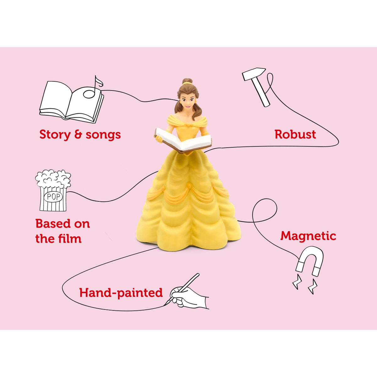 Tonies Audio Character - Disney Beauty and the Beast Belle – Toyworld ...