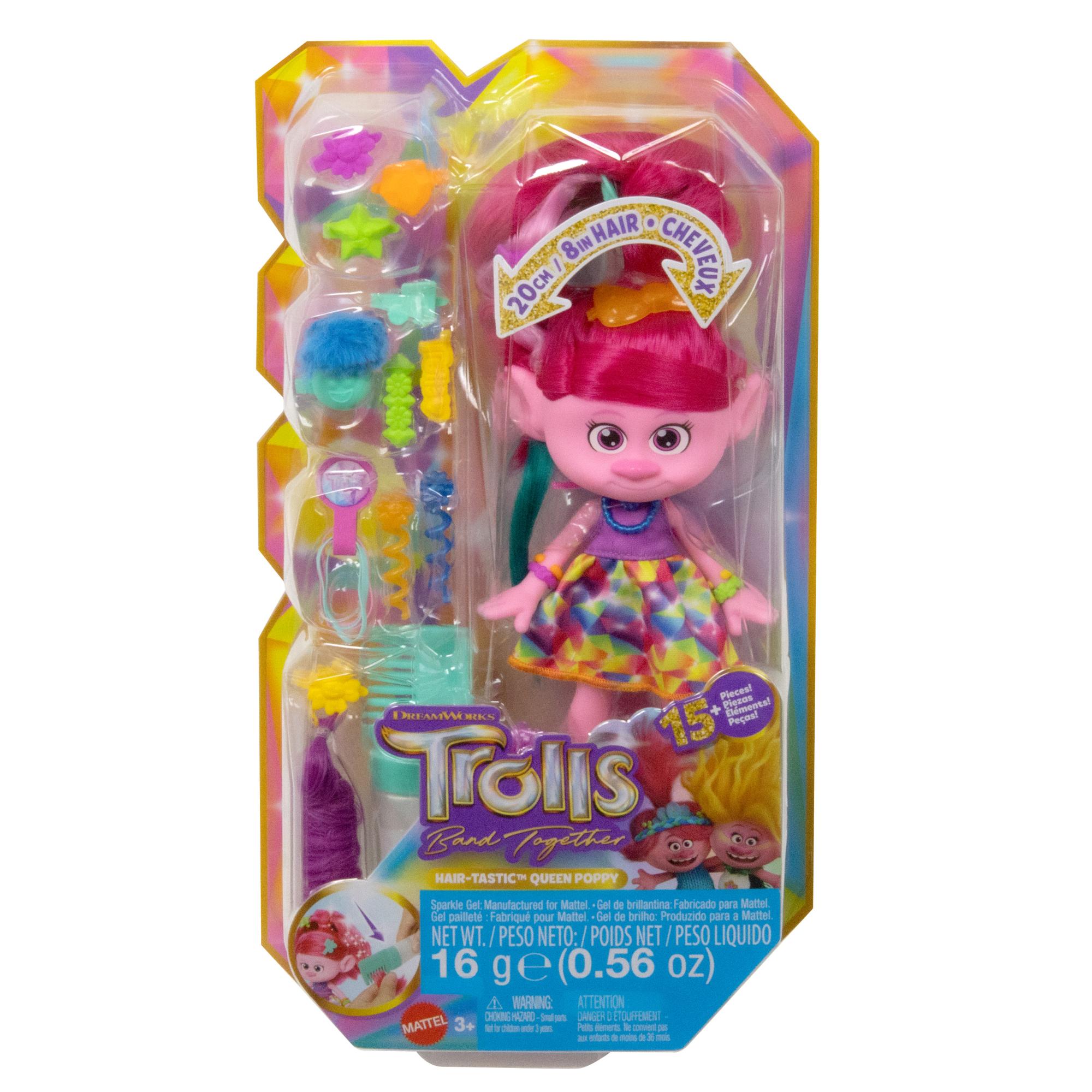 Trolls 3 Band Together Hair-Tastic Queen Poppy Doll – Toyworld Australia