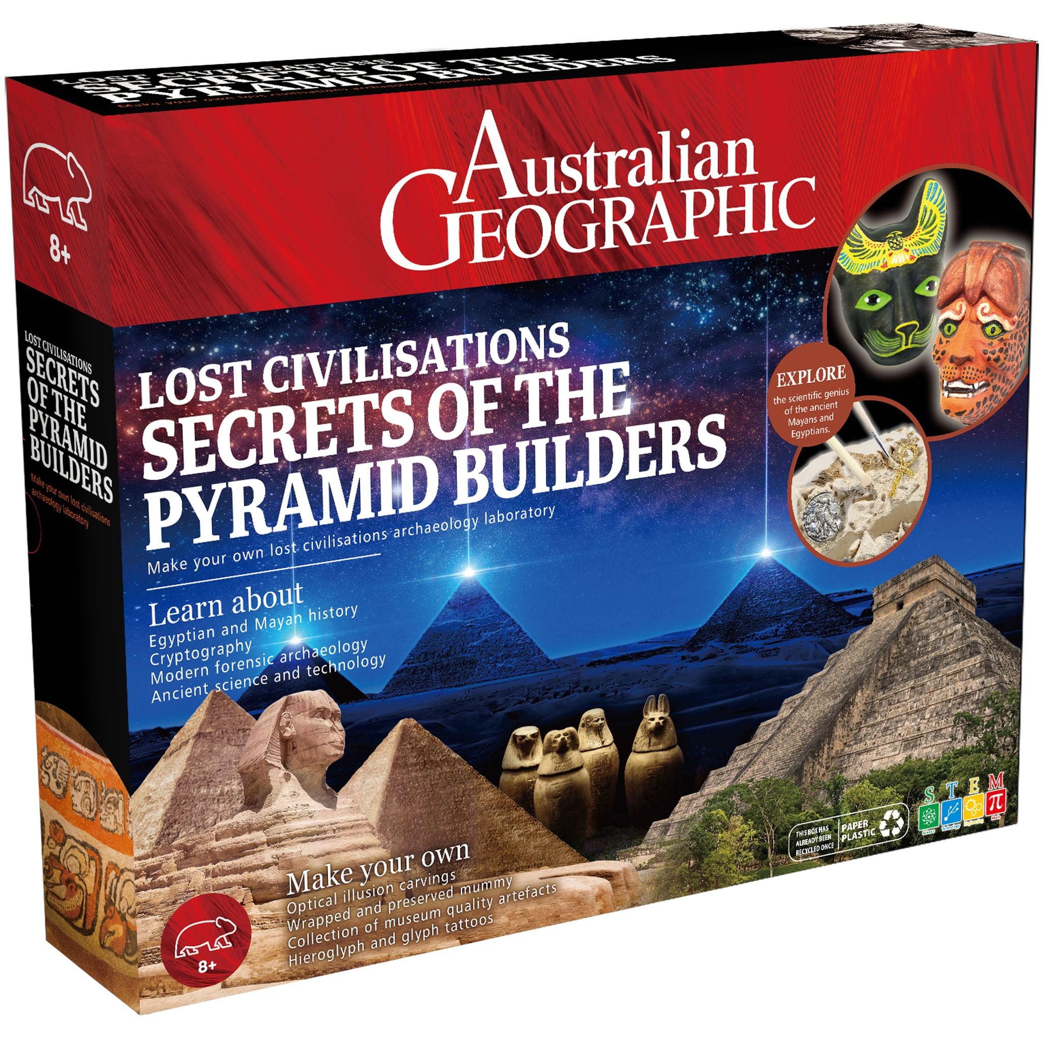 Australian Geographic: Lost Civilisations Secrets Of The Pyramid Build ...
