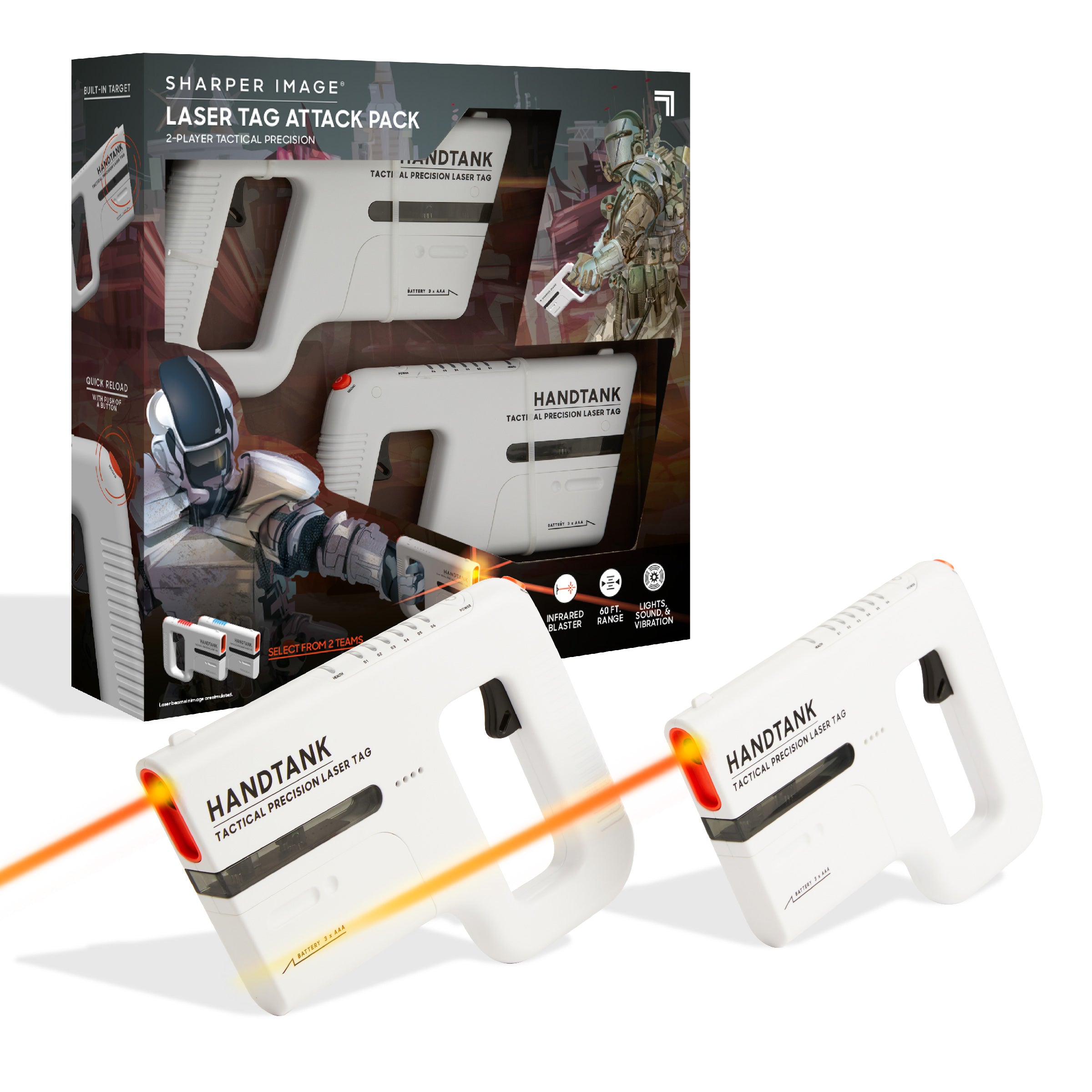 Sharper Image Laser Tag Handtank Attack Pack – Toyworld Australia