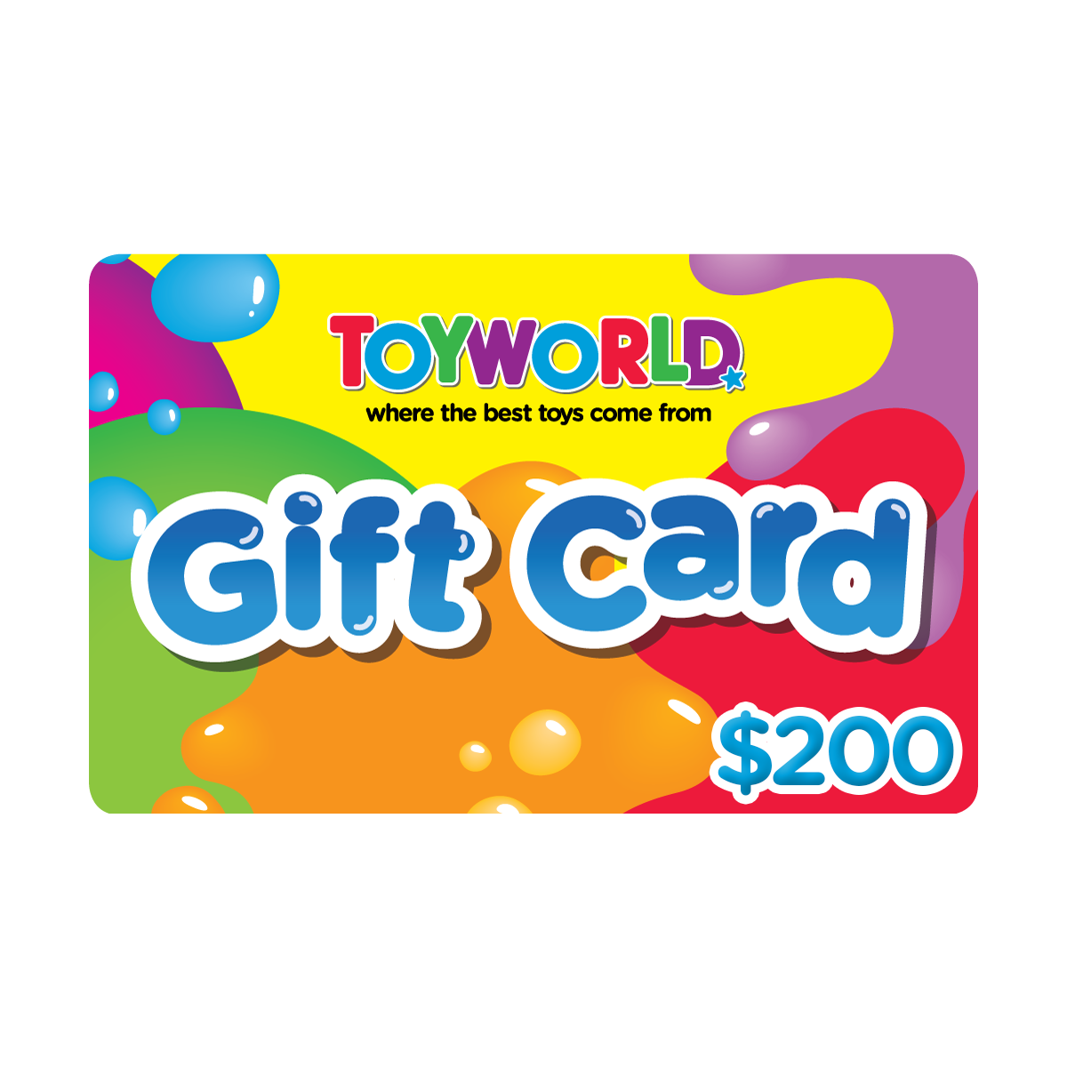 $200.00 TOYWORLD GIFT CARD – Toyworld Australia