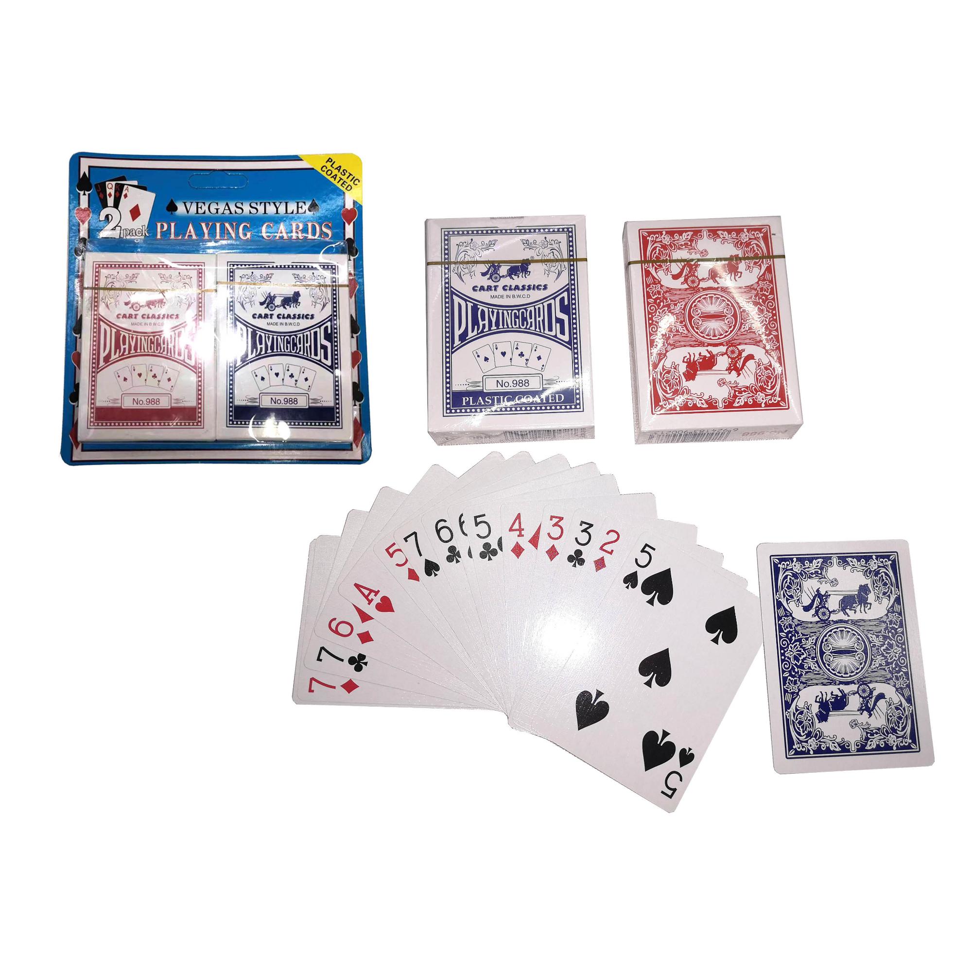 Vegas Style Playing Cards 2 Pack – Toyworld Australia