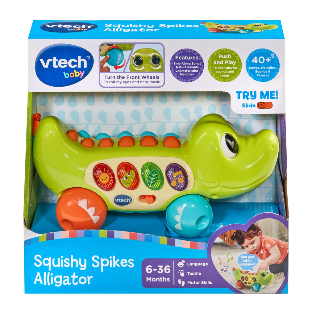 VTECH BABY SQUISHY SPIKES ALLIGATOR – Toyworld Australia
