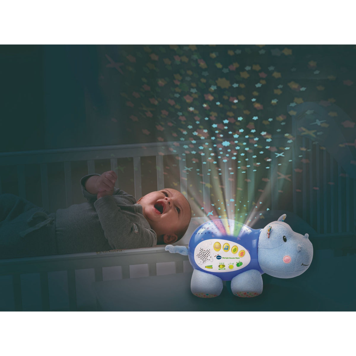 VTech Baby Starlight Sounds Hippo Blue – Toyworld Australia