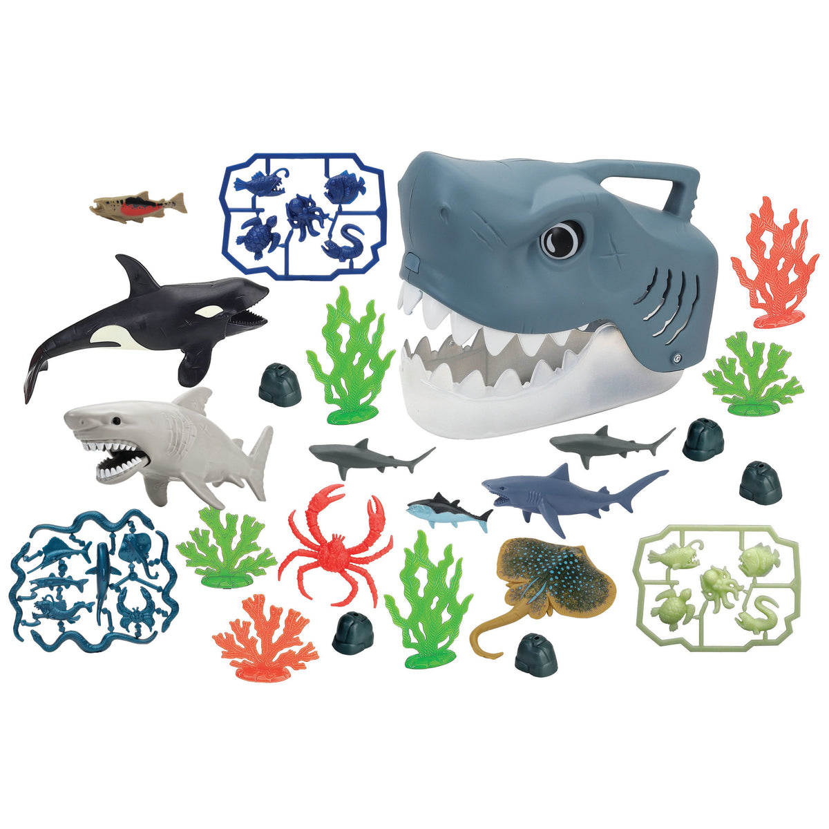Wild Quest Jawsome Shark 41 Piece Bucket Set – Toyworld Australia