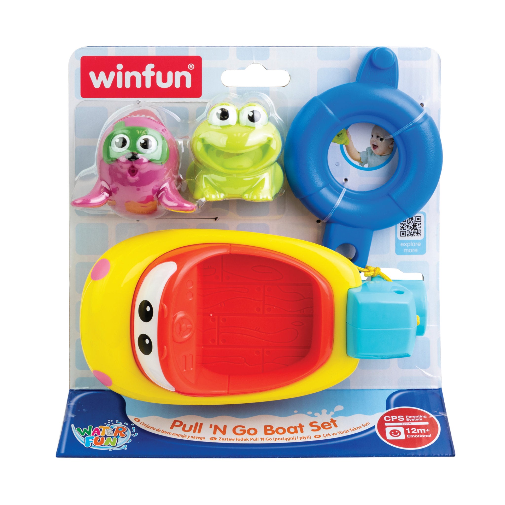 Winfun Pull 'N Go Boat Set – Toyworld Australia