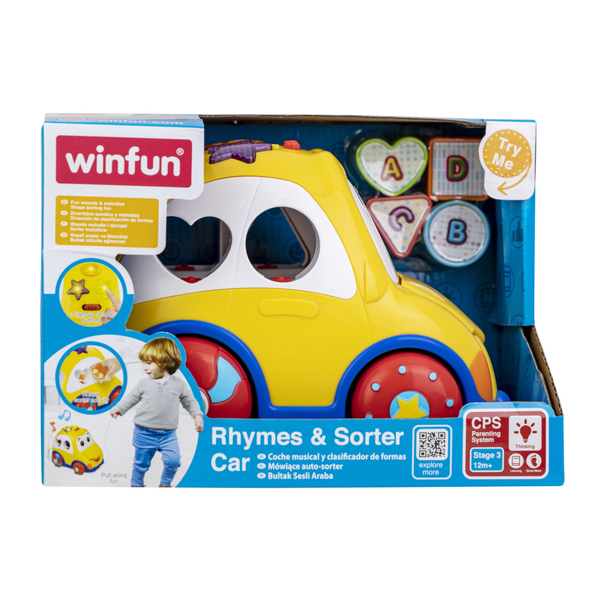 Winfun Rhymes & Sorter Car – Toyworld Australia
