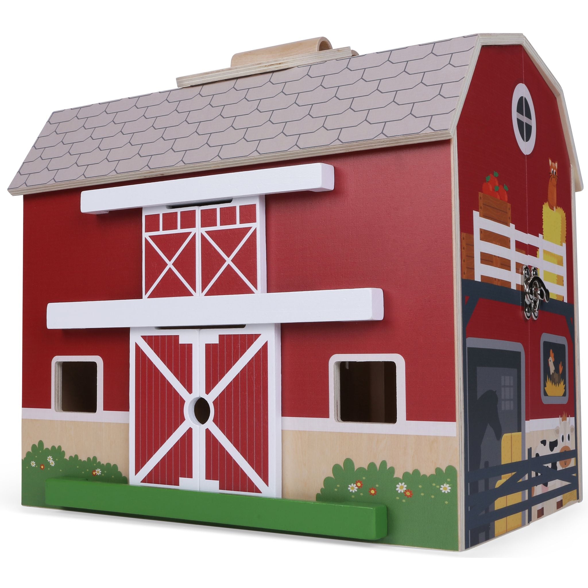 Wooden Barn Playset & Accessories – Toyworld Australia