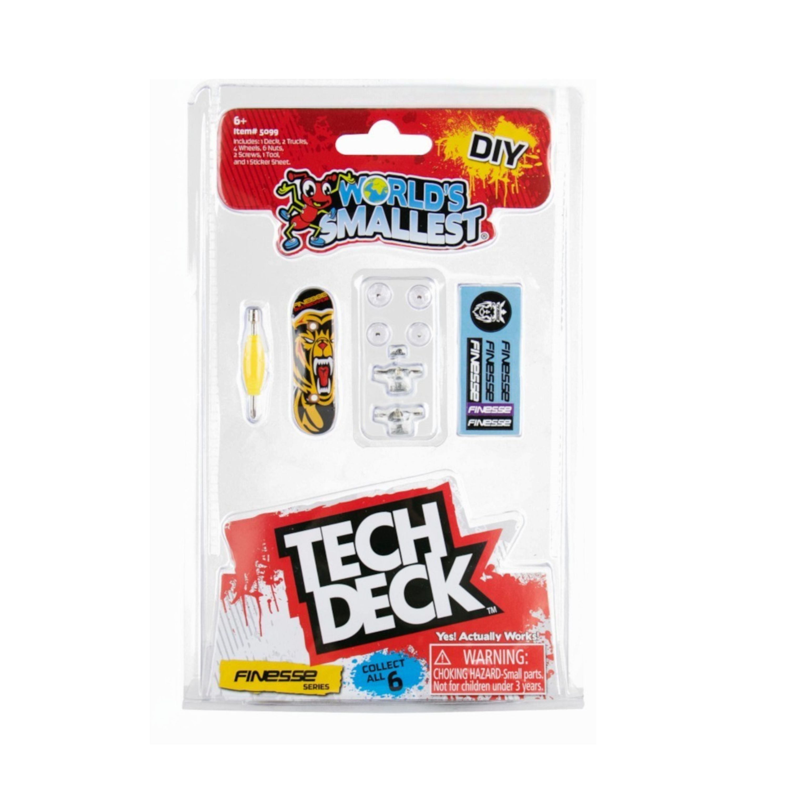 Worlds Smallest Tech Deck Assorted Styles – Toyworld Australia