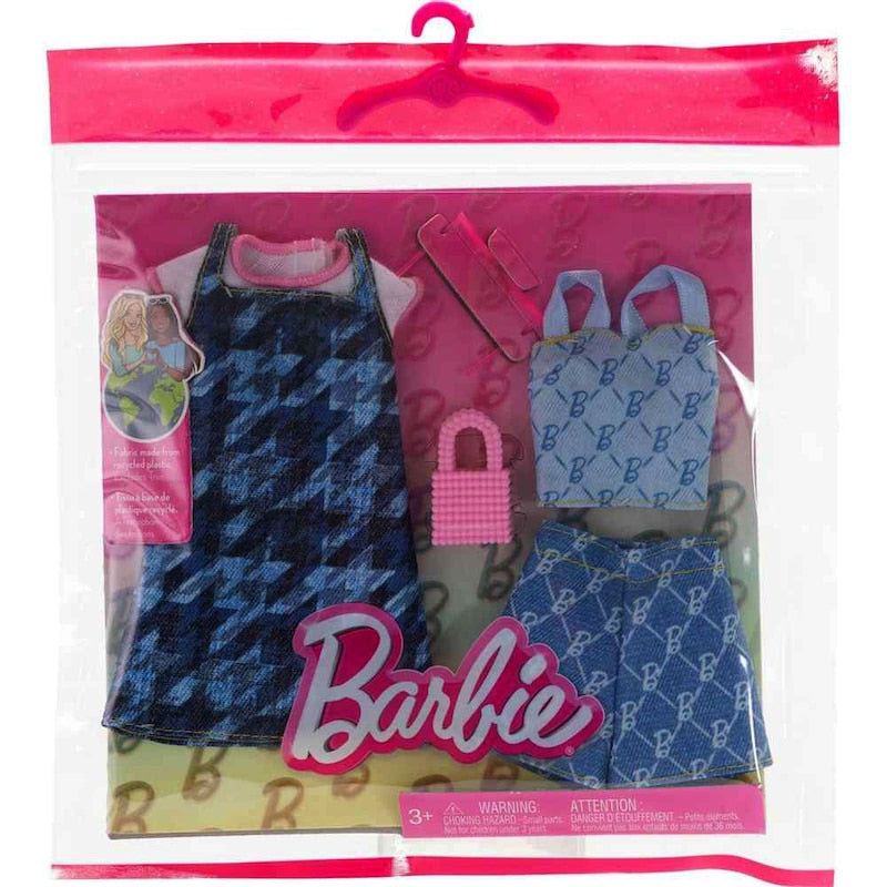 Barbie Fashion Pack Blue Denim Dress Set – Toyworld Australia
