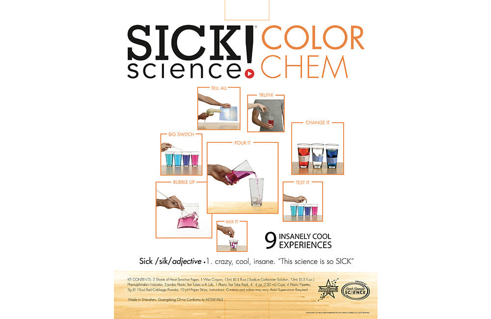 Sick Science Color Chem – Toyworld Australia